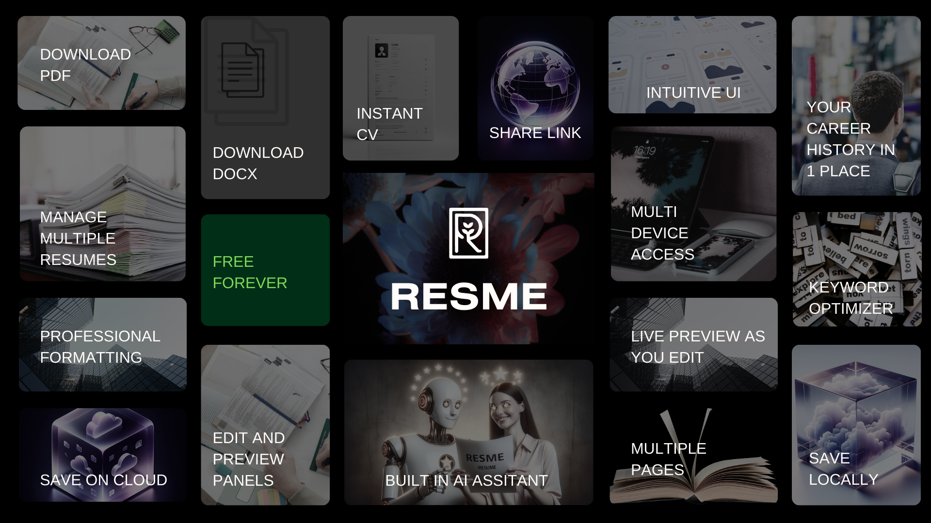 ResMe - Free Resume Builder